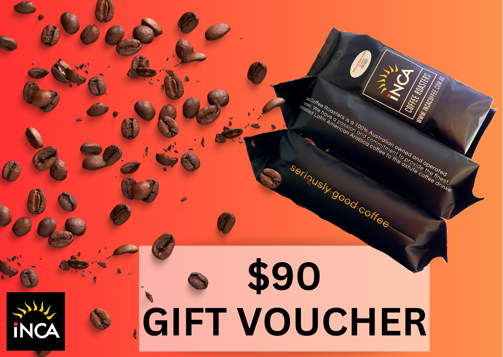 $90 Gift Voucher - Inca Coffee Roasters